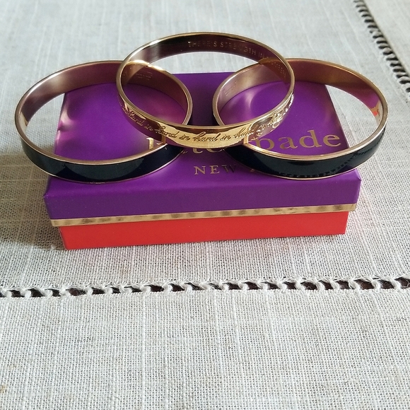kate spade | Jewelry | Kate Spade Bangle Set Of 3 | Poshmark